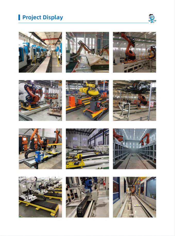 GBS Robot Linear Track สำหรับ ABB KUKA FANUC Yaskawa Robot Arm Robot Guide Rail