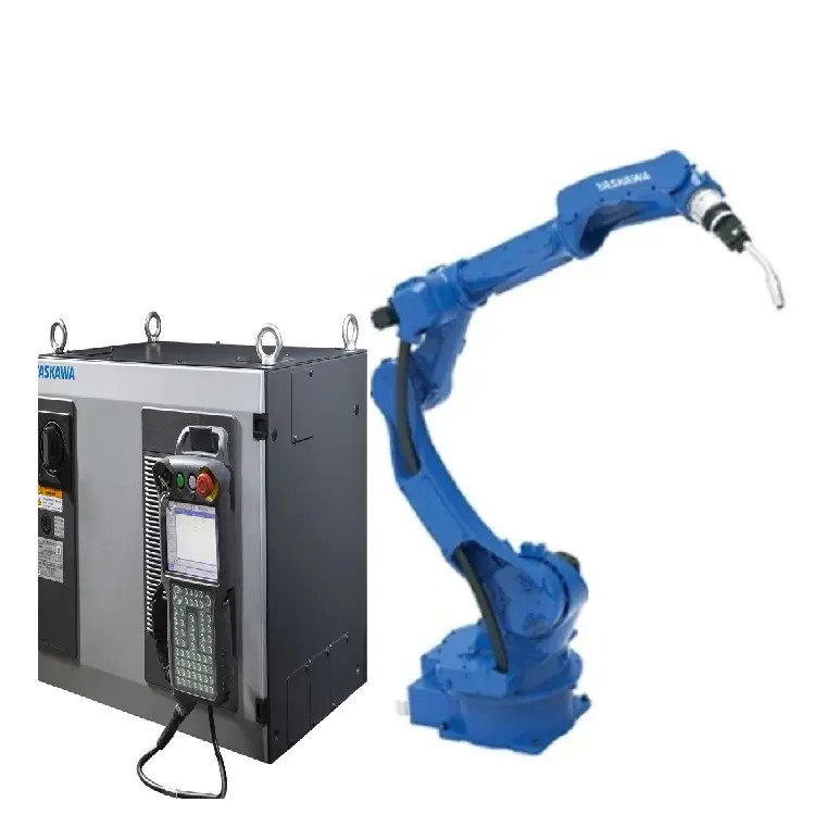 6 Aixs Robot Arm YASKAWA AR1440 Industrial Robot พร้อม Robot Linear ...