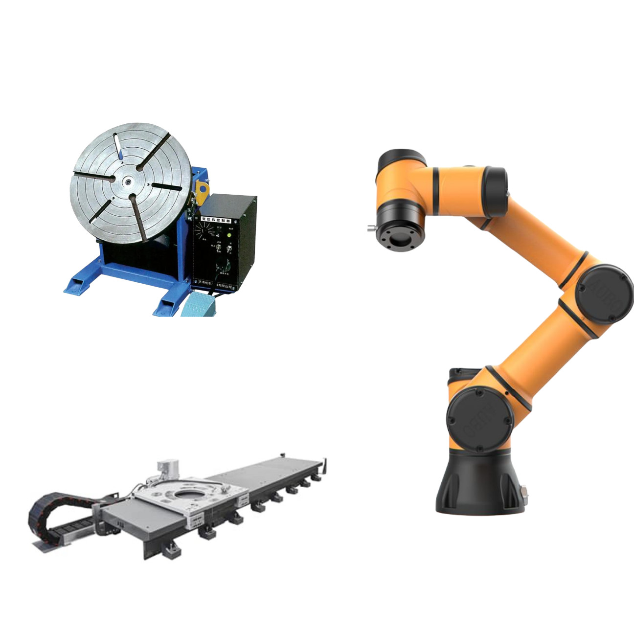 AUBO I3 6 Axis Cobot Robot Arm With Guide And Positioner สําหรับอุปกรณ์ ...